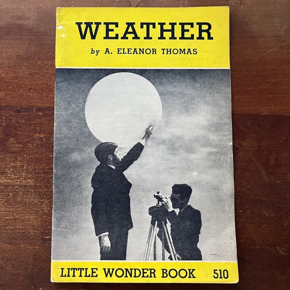 None | Accents | 946 Weather Little Wonder Book A Eleanor Thomas Tf5l1 ...